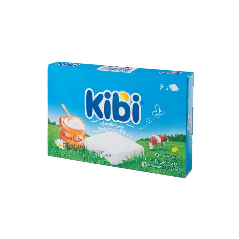 پنیر خامه ای کیبی 6 عددی - فروشگاه لبنیات آنلاین روزانه